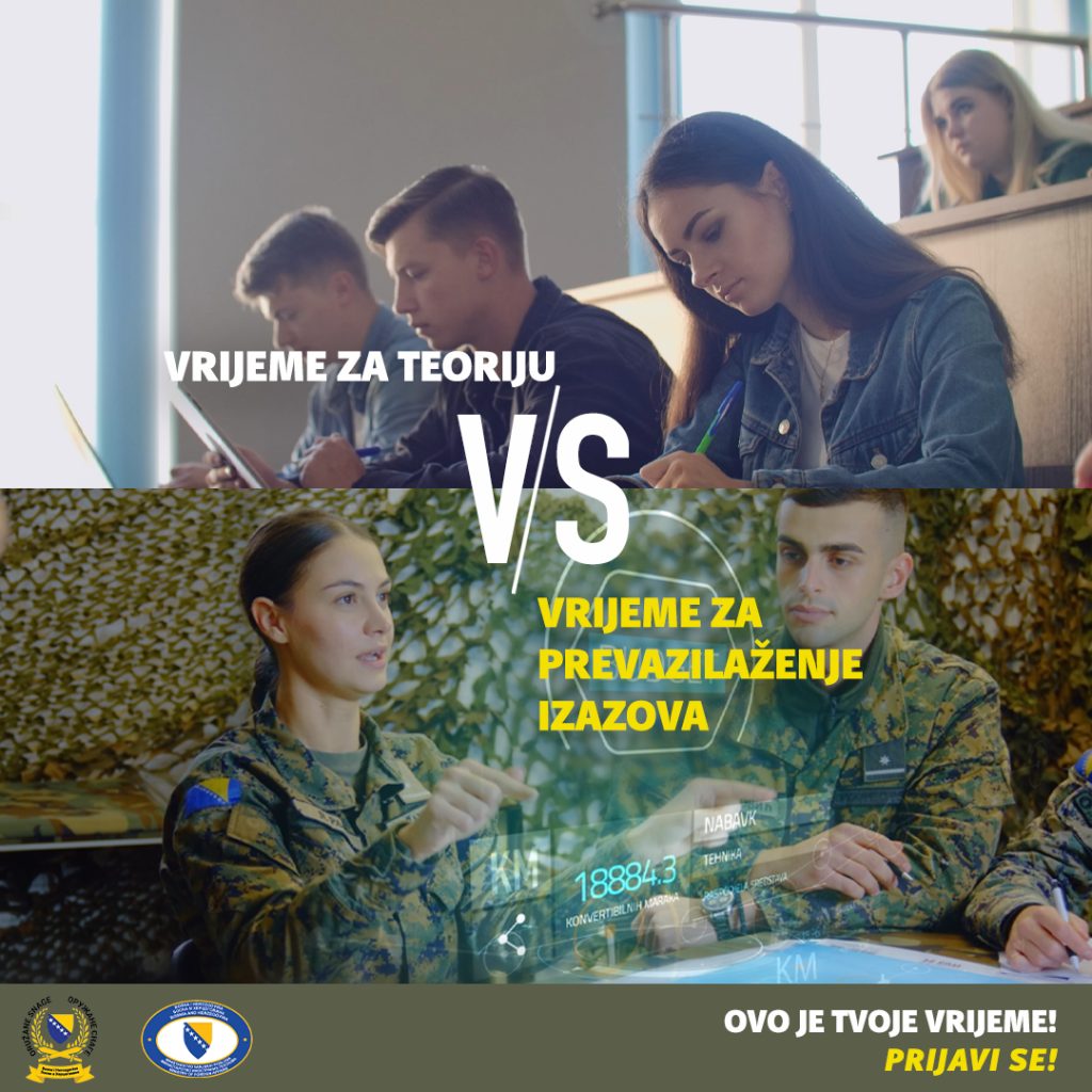 MO BiH raspisalo konkurs za prijem na Vojnu akademiju Oružanih snaga SR ...