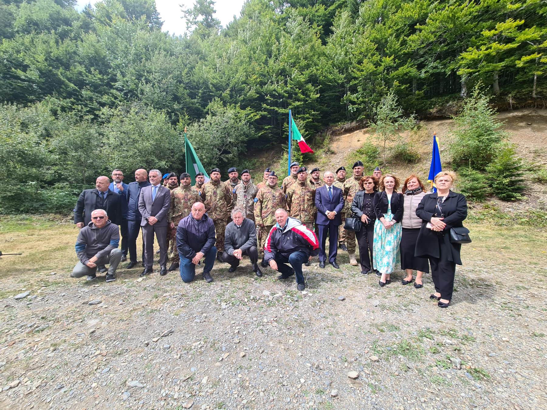 Ceremonija u čast članovima posade aviona „Lyra 34“, italijanskih ...